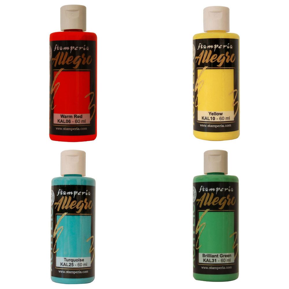 Colori Acrilici Allegro by Stamperia - Mondo Fai da Te