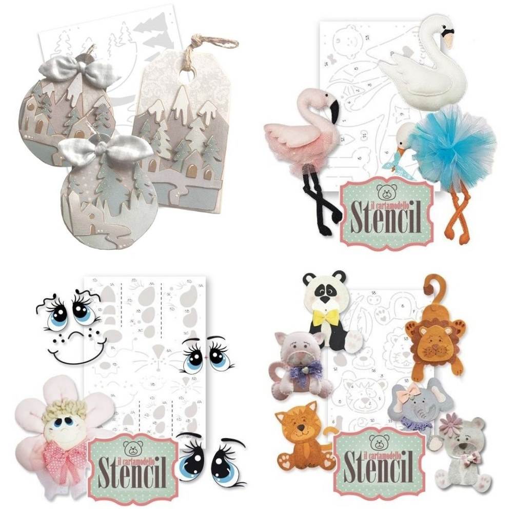 Cartamodelli Stencil, per disegnare su tessuto - Mondo Fai da Te