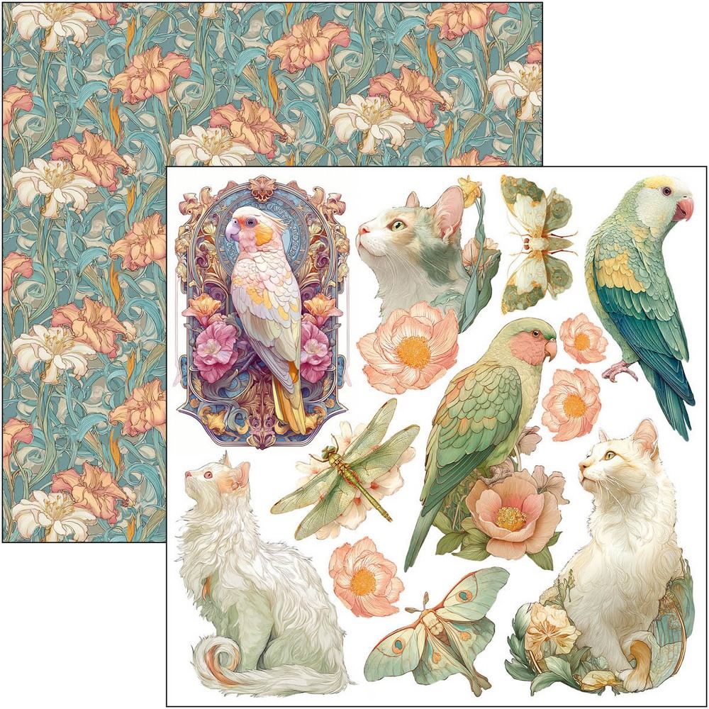 Blocchi di Carte Scrap Artemis Fussy Cut Pad cm 15 x 15 - Mondo Fai da Te