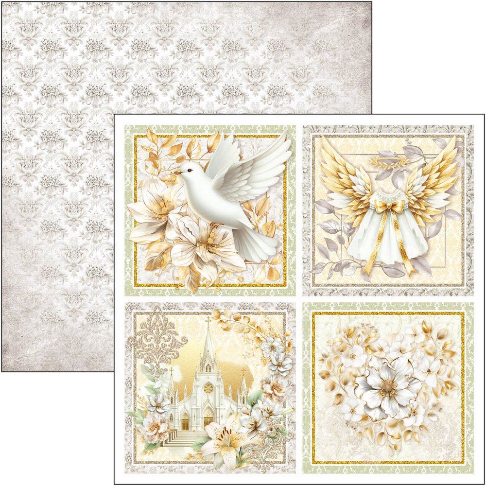 Blocco di Carte Scrap Blessing Day cm 20 x 20 - Mondo Fai da Te