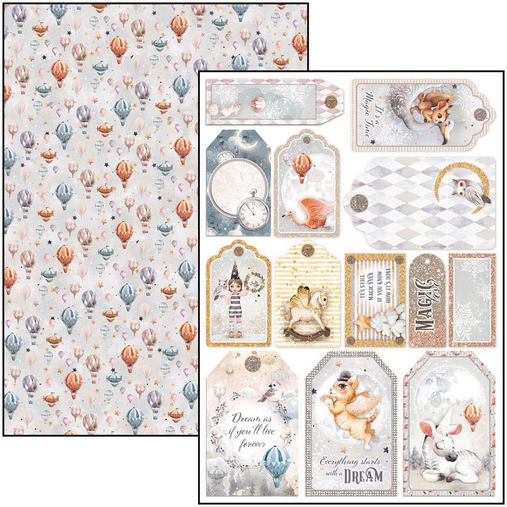 Blocco di Carte Scrap Dreamland A4 - Mondo Fai da Te