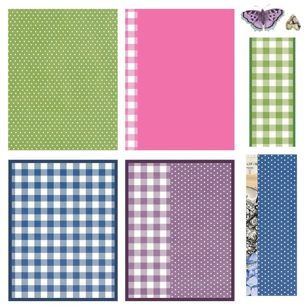 Card Kit Simple Vintage Essential Color Palette - Mondo Fai da Te