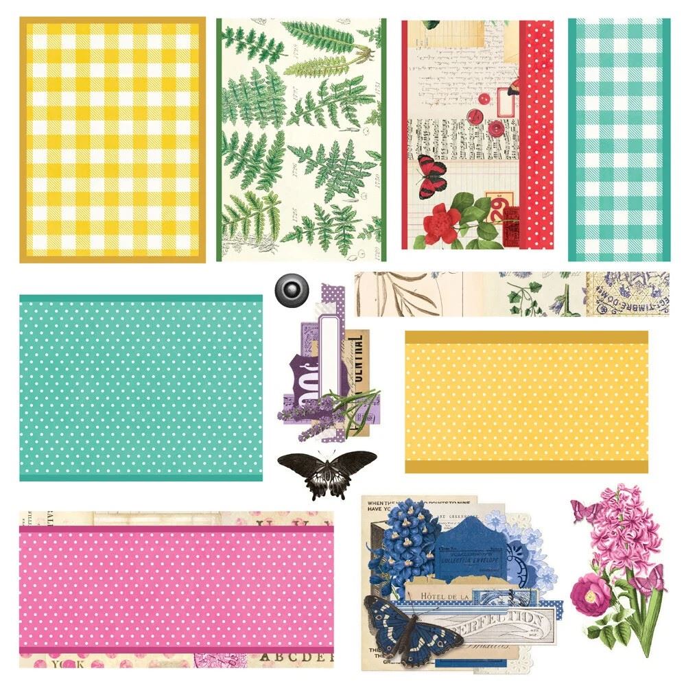 Card Kit Simple Vintage Essential Color Palette - Mondo Fai da Te