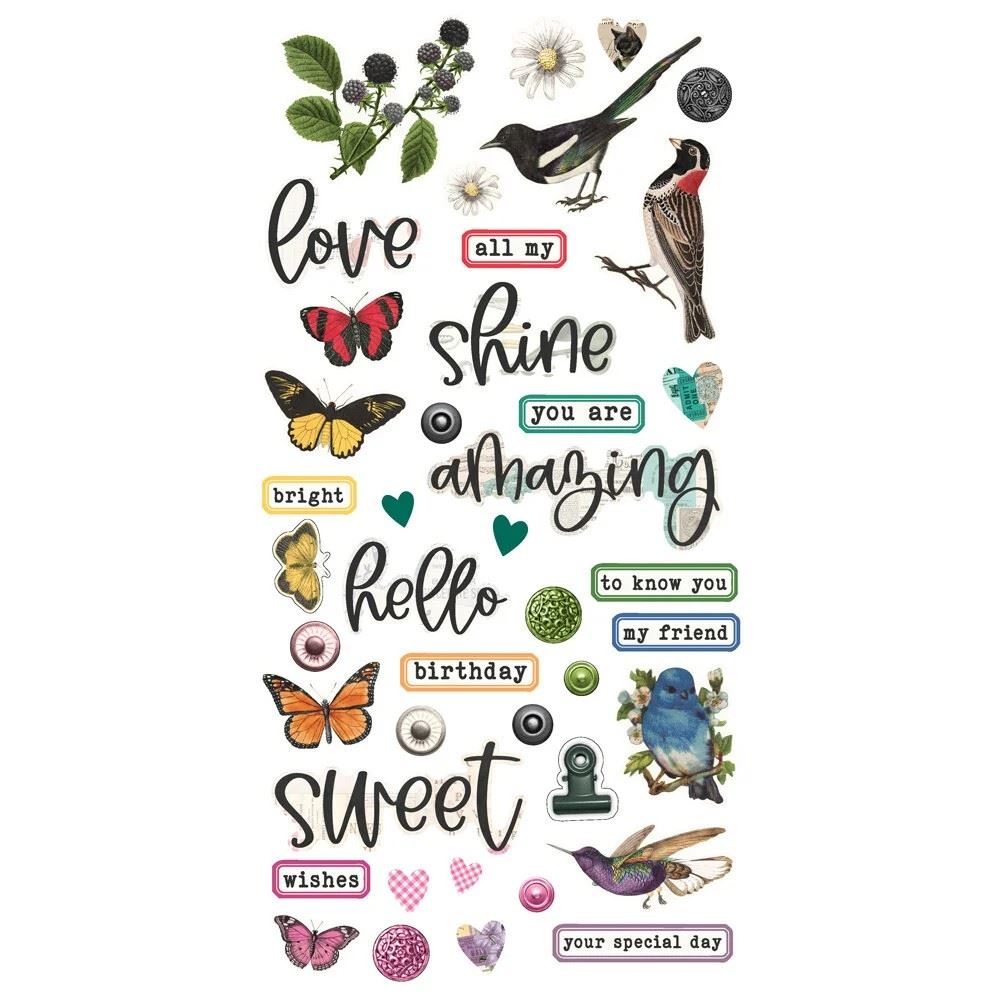 Card Kit Simple Vintage Essential Color Palette - Mondo Fai da Te