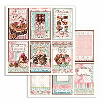 Carta Scrap You and Me Striped texture - Mondo Fai da Te