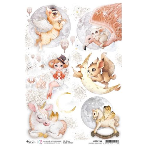 Carta di riso Garden of Promises flowers texture - Mondo Fai da Te