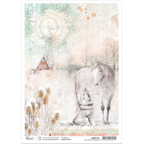 Carta di riso Garden of Promises flowers texture - Mondo Fai da Te