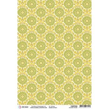 Carta di riso Garden of Promises flowers texture - Mondo Fai da Te