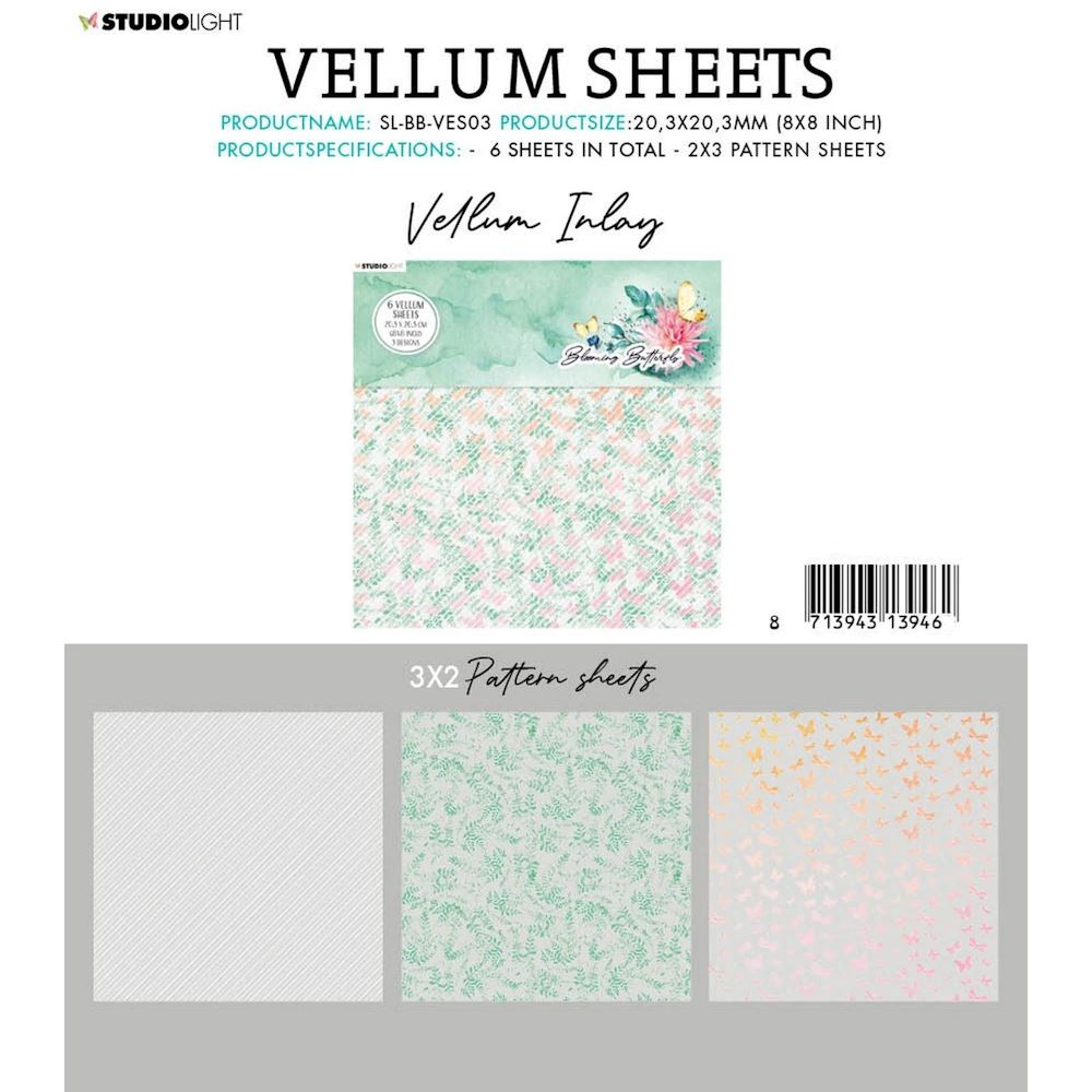 Carte Vellum Blooming Butterfly - Mondo Fai da Te