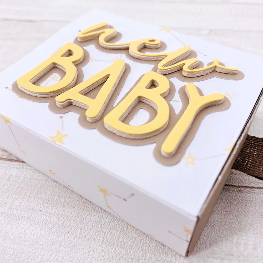 Fustelle metalliche Hello Baby Sentiment - Mondo Fai da Te