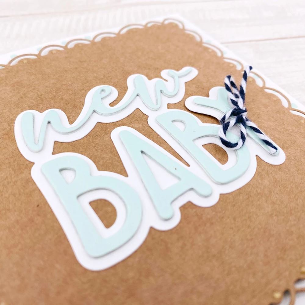 Fustelle metalliche Hello Baby Sentiment - Mondo Fai da Te