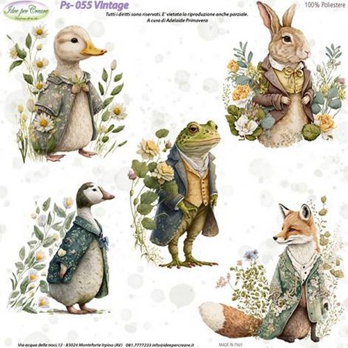 Pannolenci Stampato Wonderland - Mondo Fai da Te