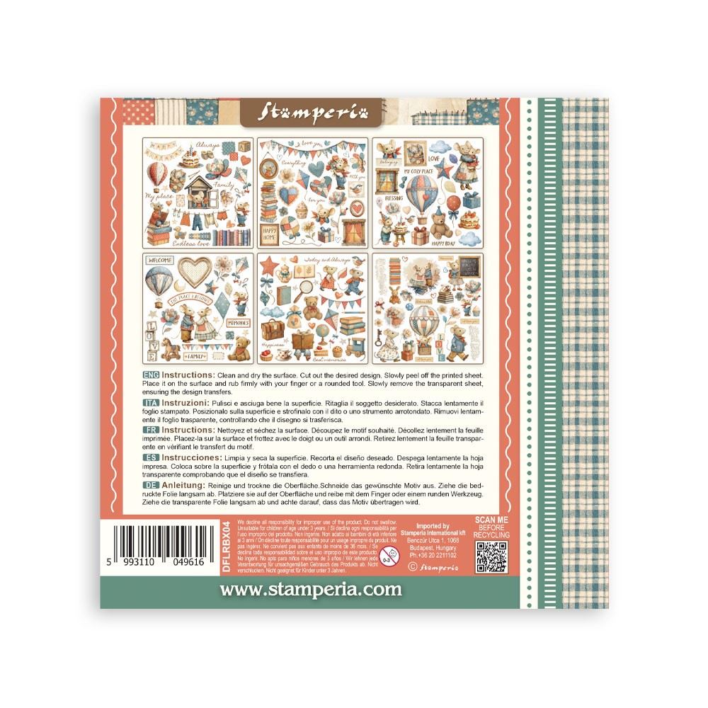 Rub On Kit Family - Mondo Fai da Te