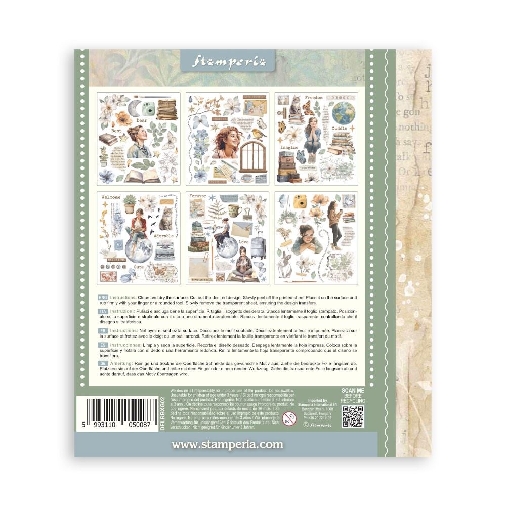 Rub On Kit Secret Diary cm 20 x 23 - Mondo Fai da Te