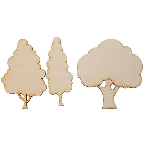 Sagome in legno Alberi, Sagome, Oggetti da decorare - Mondo Fai da Te