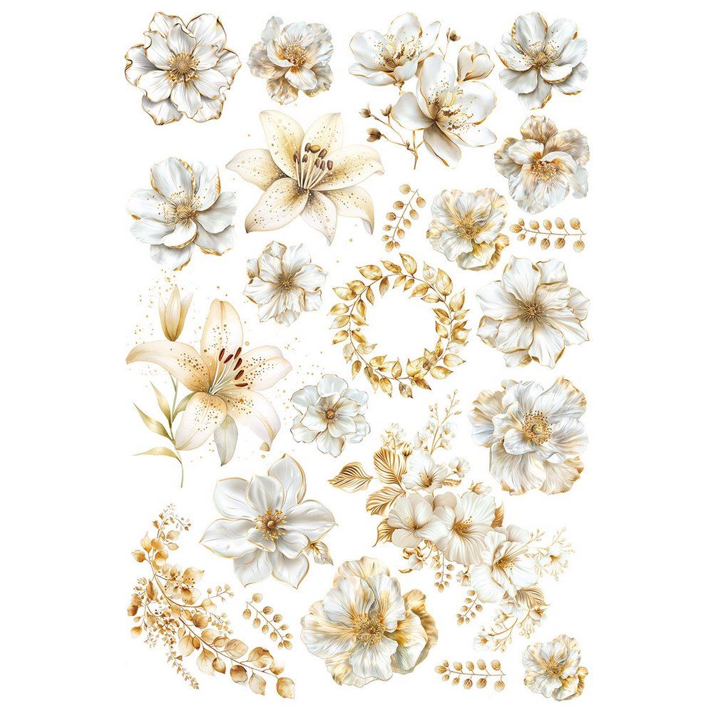 Set da 4 Carte di riso Blessing Day A4 - Mondo Fai da Te