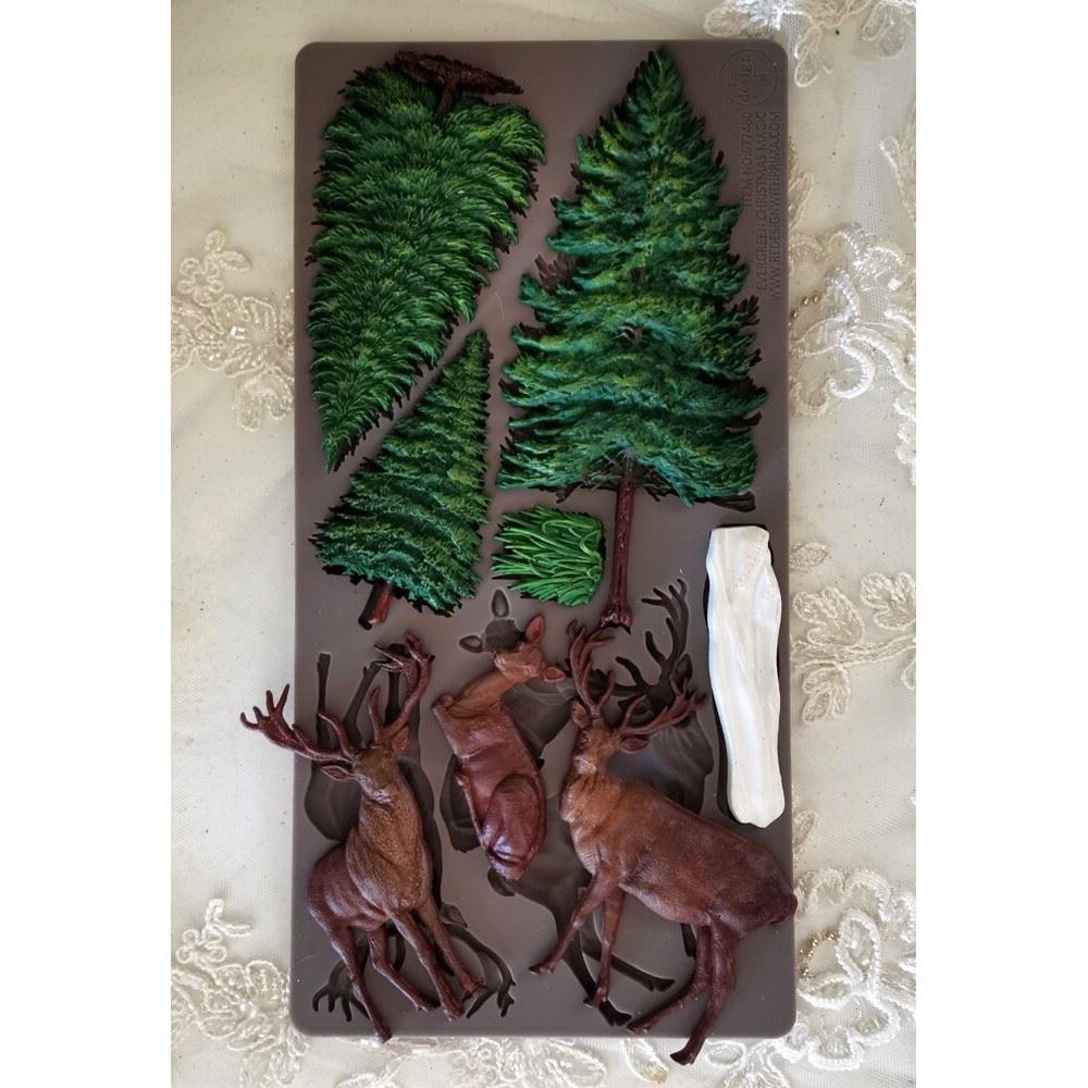 Stampo in silicone Evergreen Christmas Magic - Mondo Fai da Te