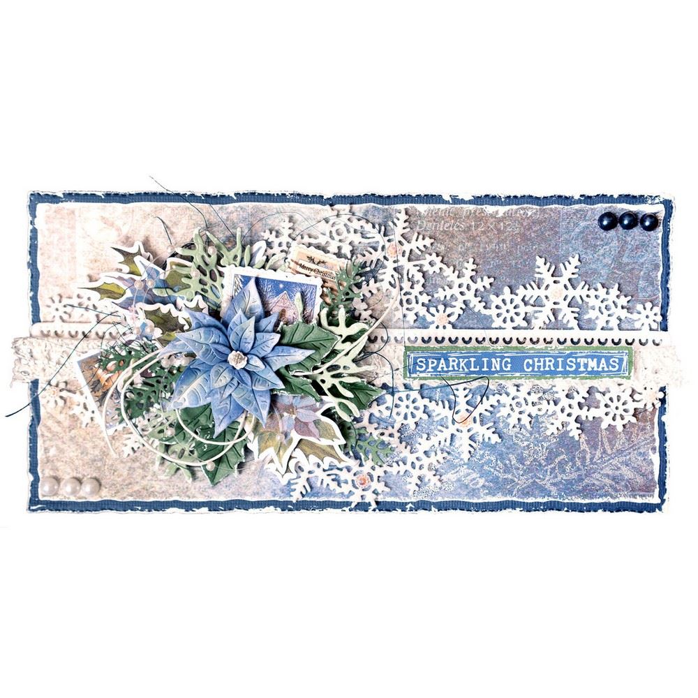 Thinlits Die Set Fiocchi di Neve e Stella di Natale - Mondo Fai da Te