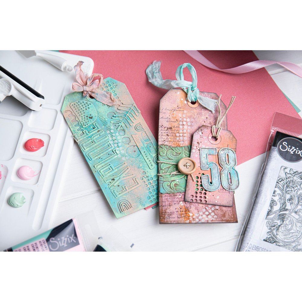 Thinlits Emporio Alfanumerico Sizzix - Mondo Fai da Te