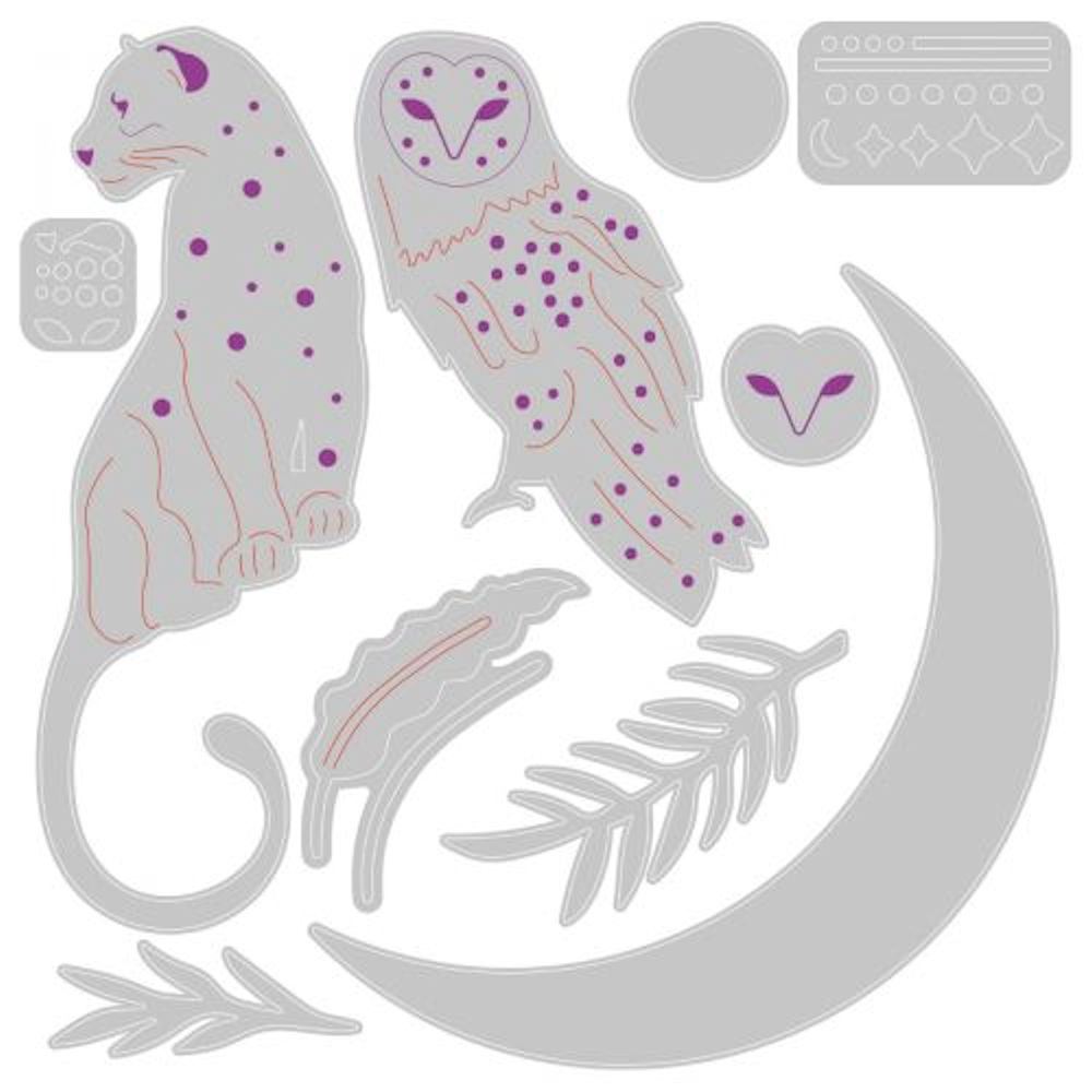 Thinlits Mystical Nature - Mondo Fai da Te