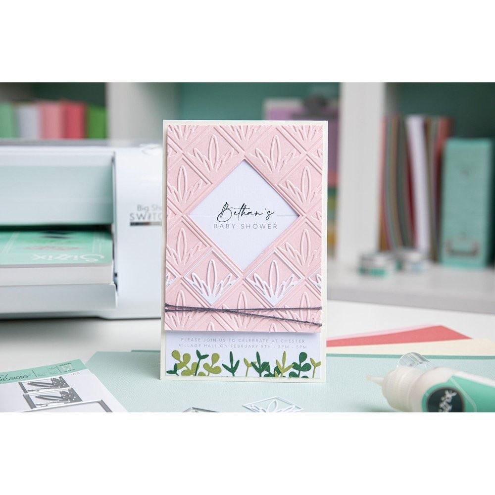 Thinlits & Texture Impression Cornice Decorata Sizzix - Mondo Fai da Te