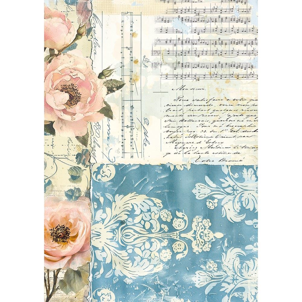 Tissue Paper Set French Blue A4 - Mondo Fai da Te