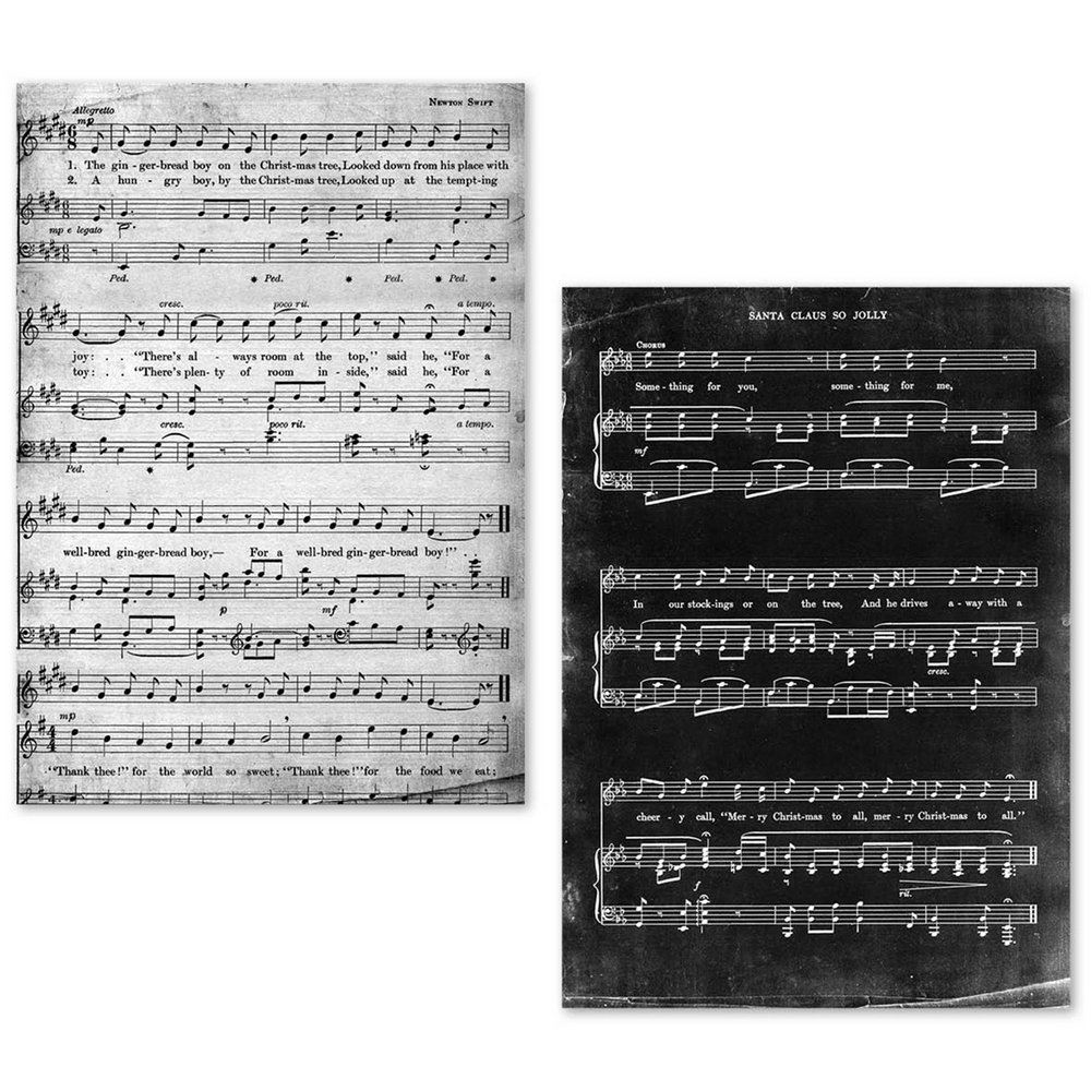 Tissue Paper Set Music Sheet A5 - Mondo Fai da Te