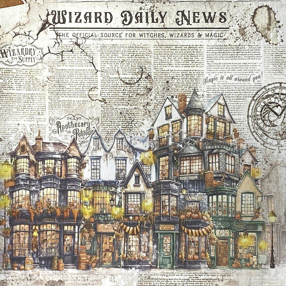Wizard Academy Deluxe Paper Silver - Mondo Fai da Te